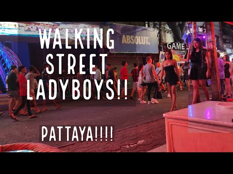 LADYBOYS of Pattaya!!!Walking Street!! - Pattaya and Bangkok Ladyboys
